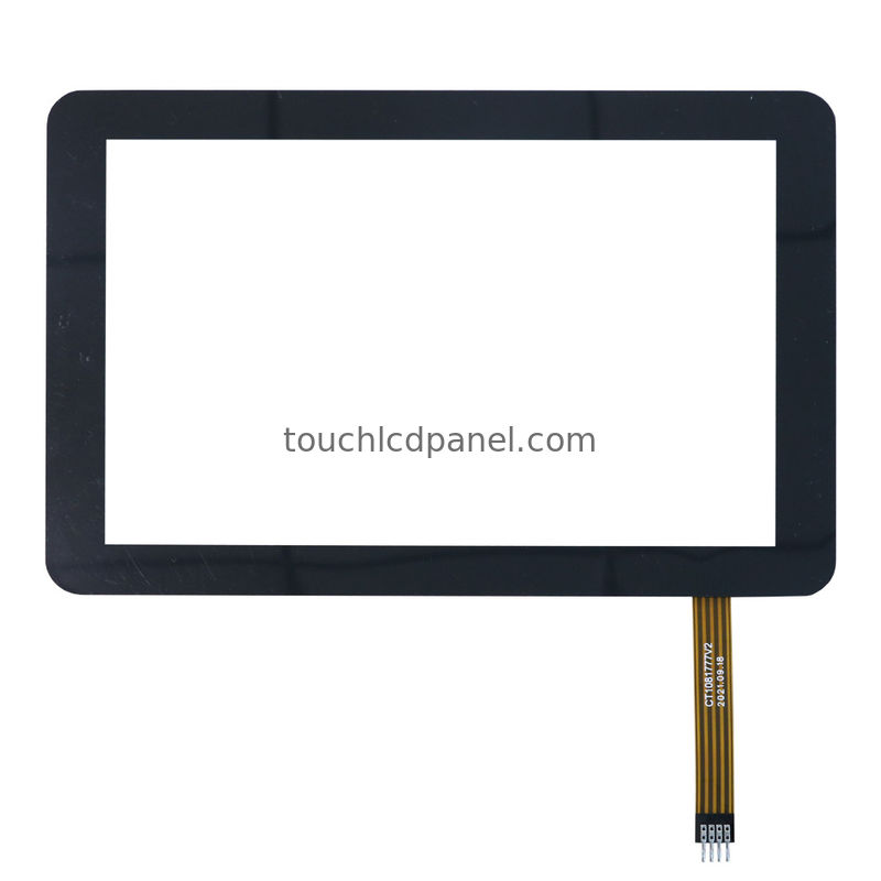 10.1'' 4 Wire Resistive Touchscreen With Black Bezel For Flush Mount ...
