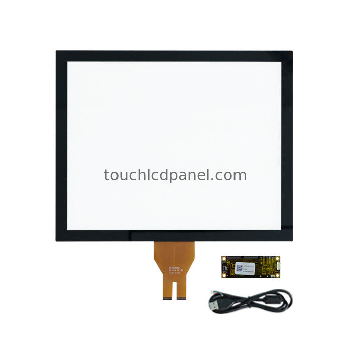 17 Inches Glass PCAP Touch Screen With ILITEK2510 Touch Controller and Black Bezel for 1280x800 ...
