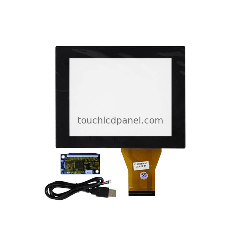 6.5" Flush-mount PCAP Touch Screen Overlay with Black Bezel and ILITEK ...
